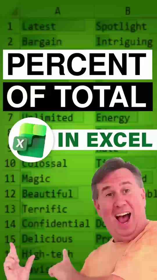 Excel tips: Find percent of total without complex math