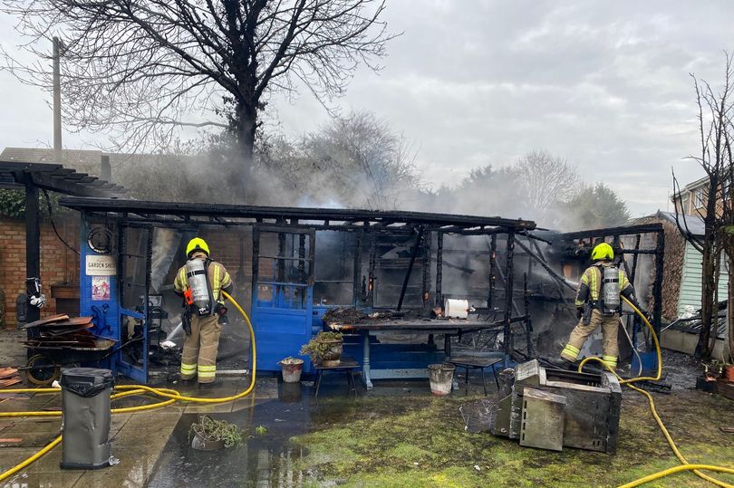 Fire crews issue warning after Colchester shed destroyed in BBQ blaze