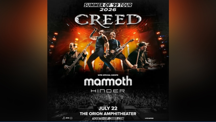 Creed announces July 22 concert in Huntsville as part of reunion tour