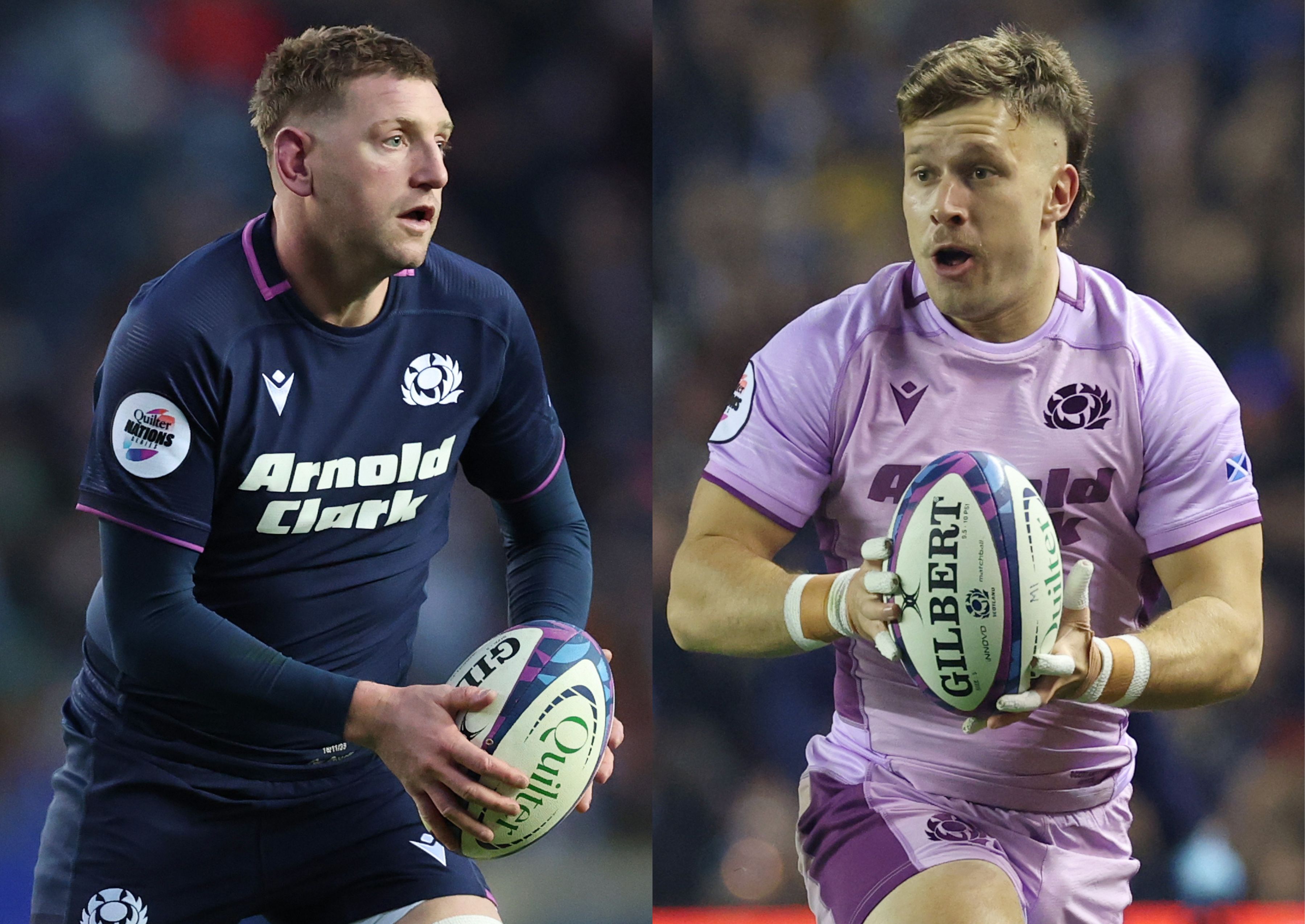 Former Falkirk stars Finn Russell and Kyle Rowe included in Scotland's ...