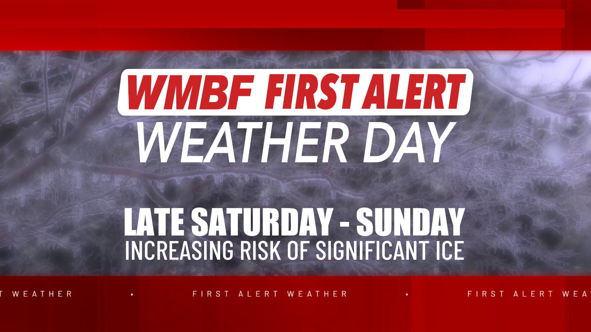 First alert weather days: Increasing ice threat brings impacts Saturday ...
