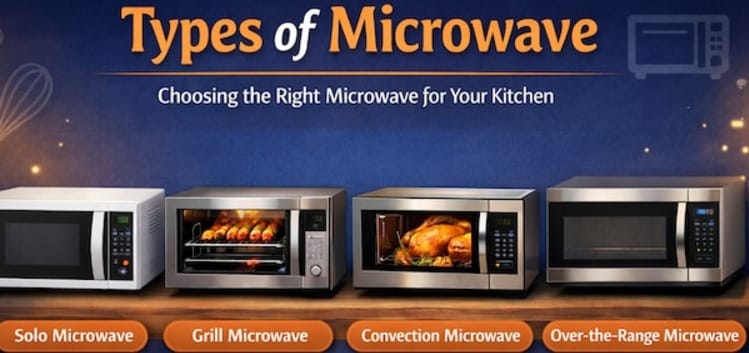 5 types of microwave: Find the perfect one for your kitchen