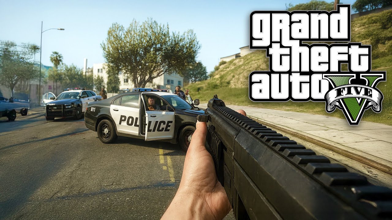 Playing GTA 5 in realism mode (100% full immersion) | GTA 5 Thug Life #613