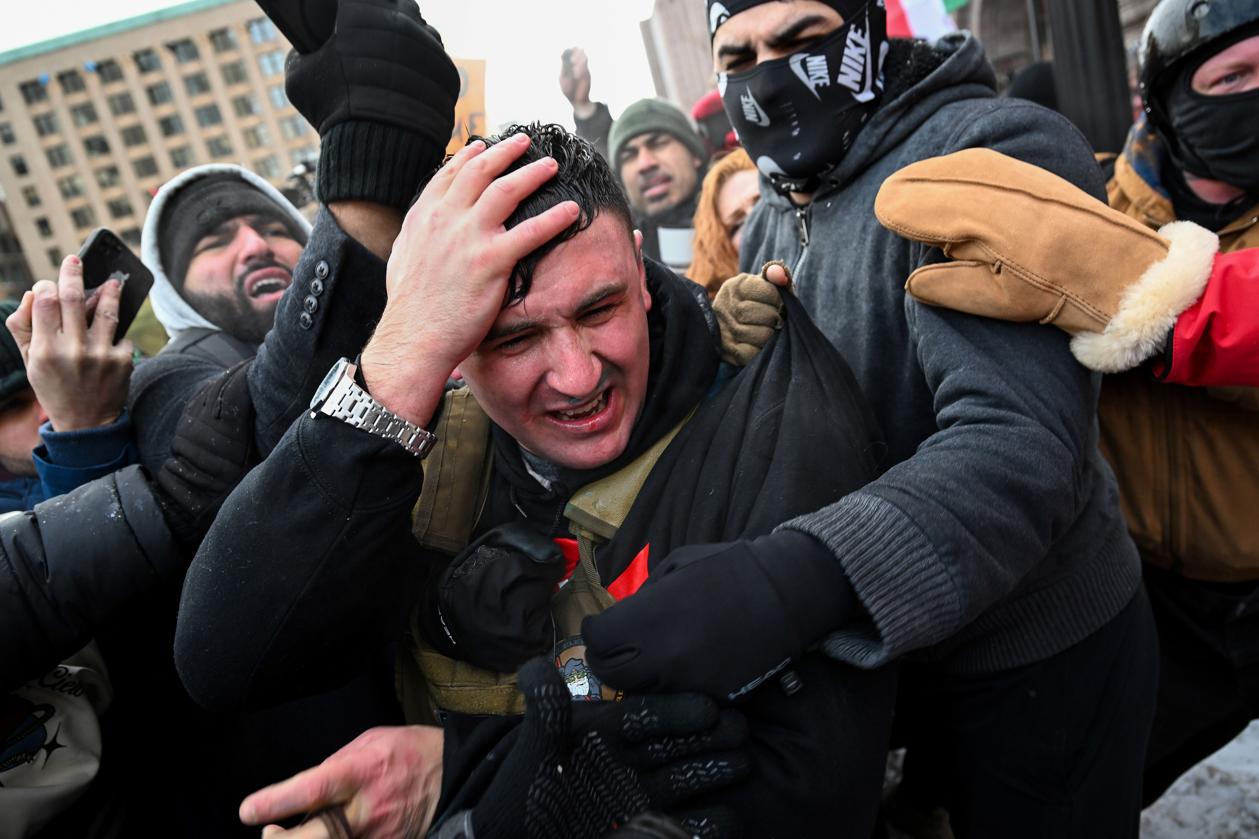 She helped him flee a rally, then learned he was a right-wing provocateur