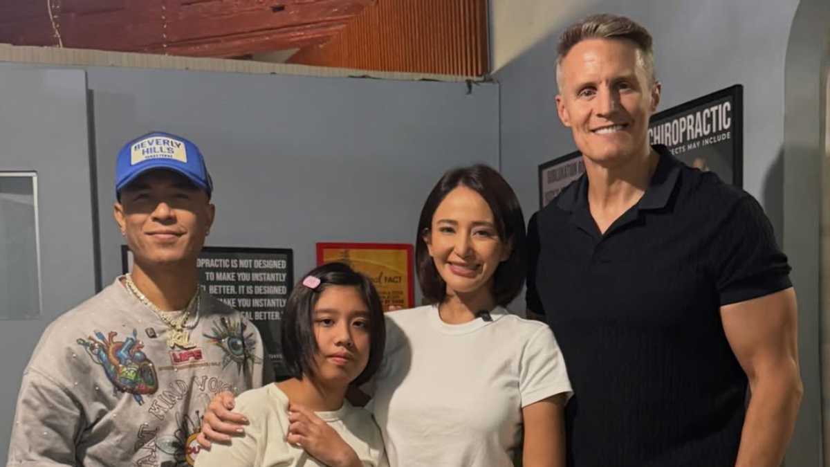 Kris Lawrence brings Katrina Halili and Katie to chiropractor; Katrina ...