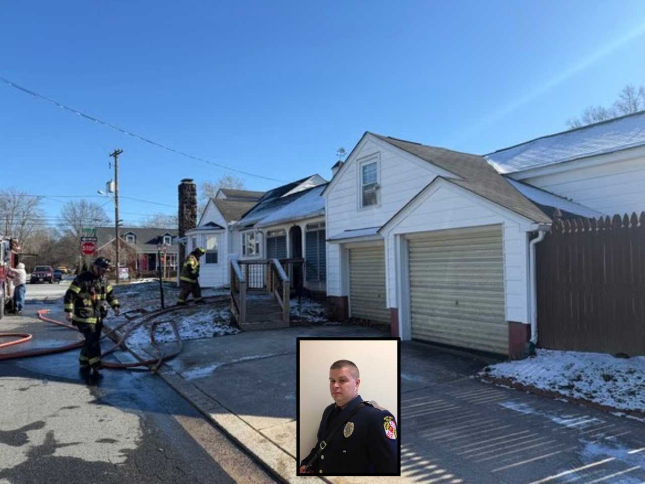 Police chief rushes into burning Maryland home to save elderly couple ...