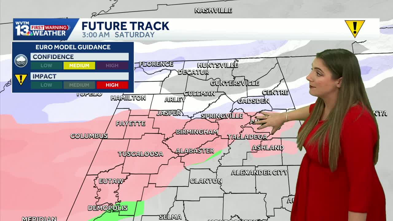 Winter storm threat: Tracking risk of cold rain, ice, & snow in the ...