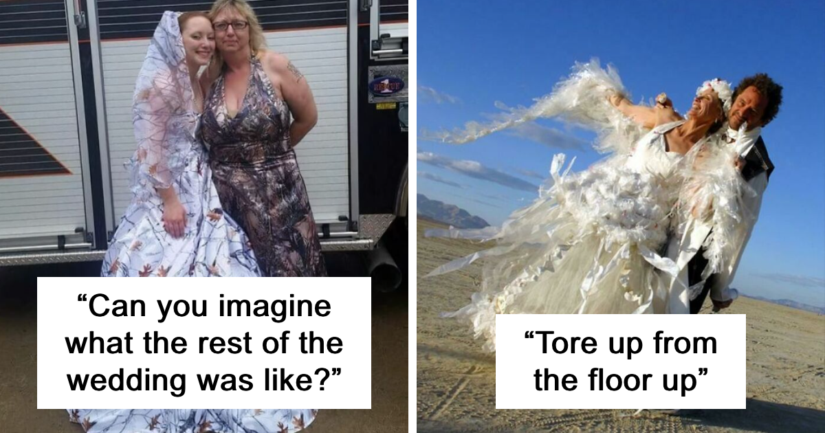 28 times brides should’ve thought twice before buying their wedding dresses
