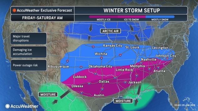 Major snow, ice storm to affect more than 150 million people in ...