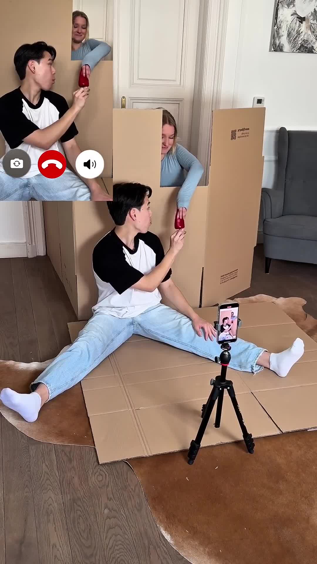 Behind the scenes of the spicy call prank