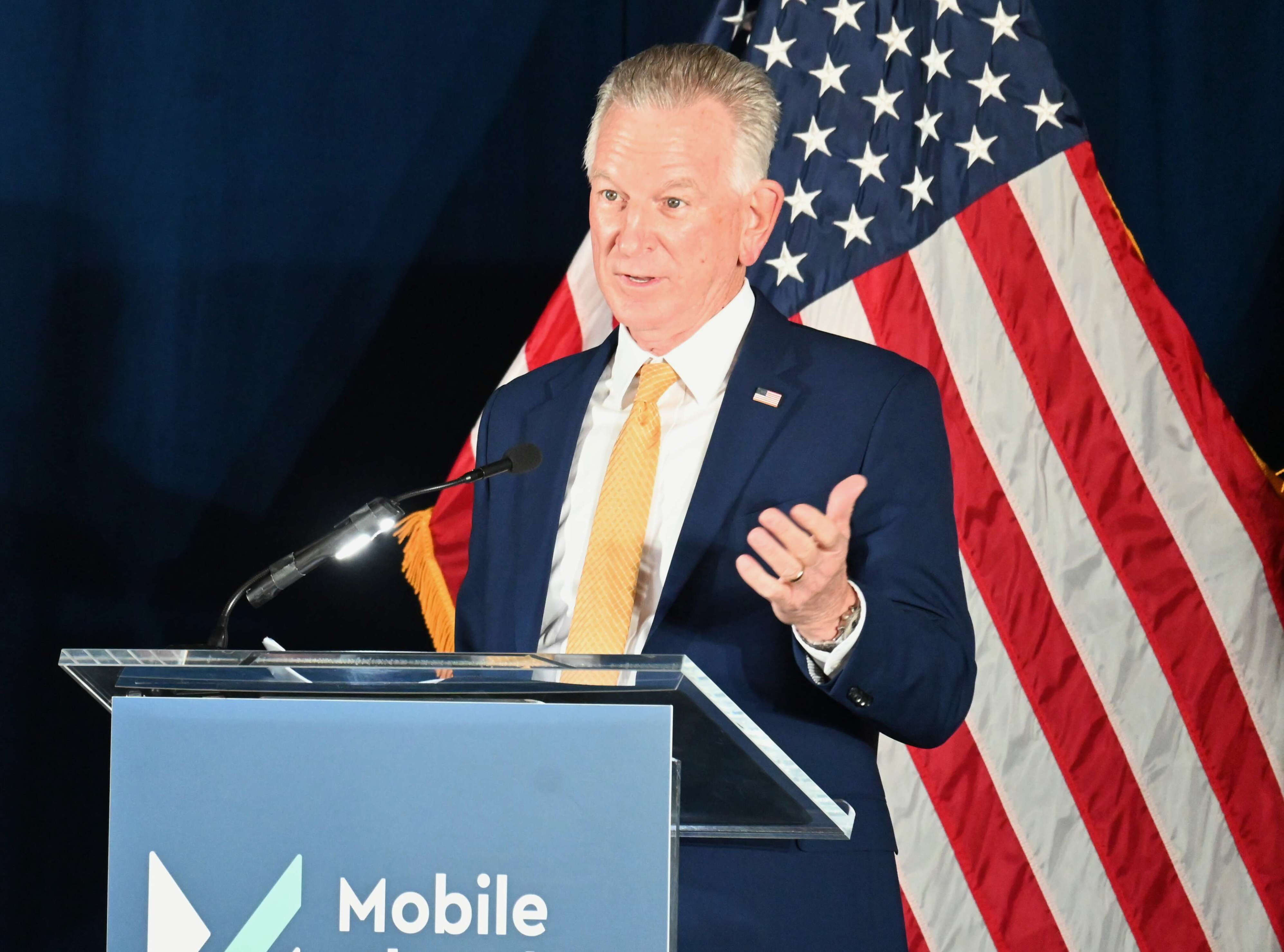 ‘No ICE in Alabama’: Protesters tell Tuberville to ‘go back to Auburn’