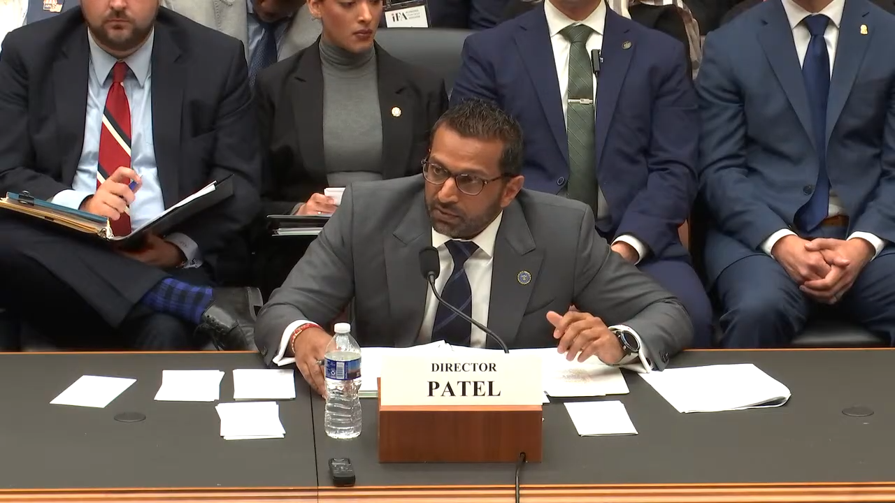 'How do you know that?': Kash Patel gets backed into a corner as Ted ...