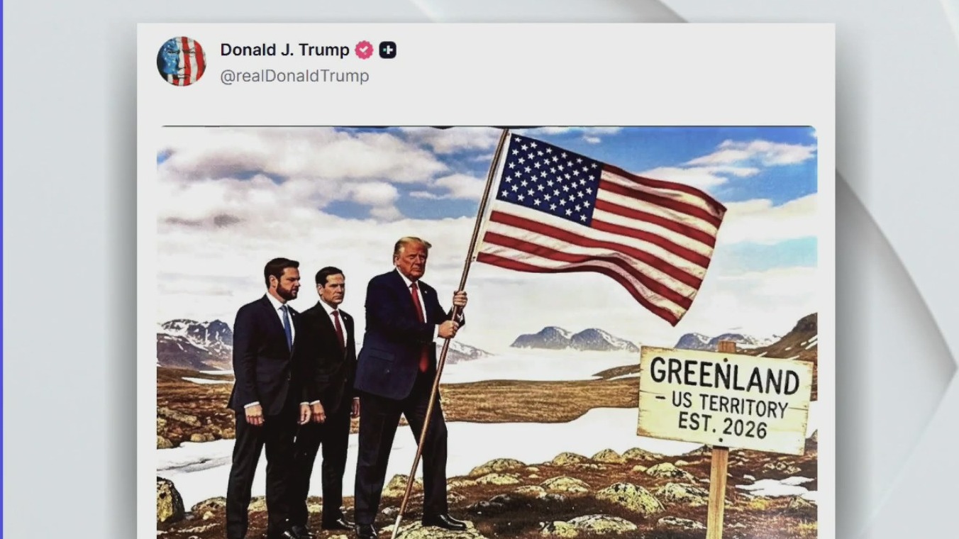 President Trump’s push for Greenland continues ahead of Davos economic ...