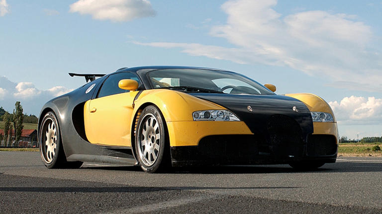 Look at the goofy wings on Bugatti's prototype Veyrons