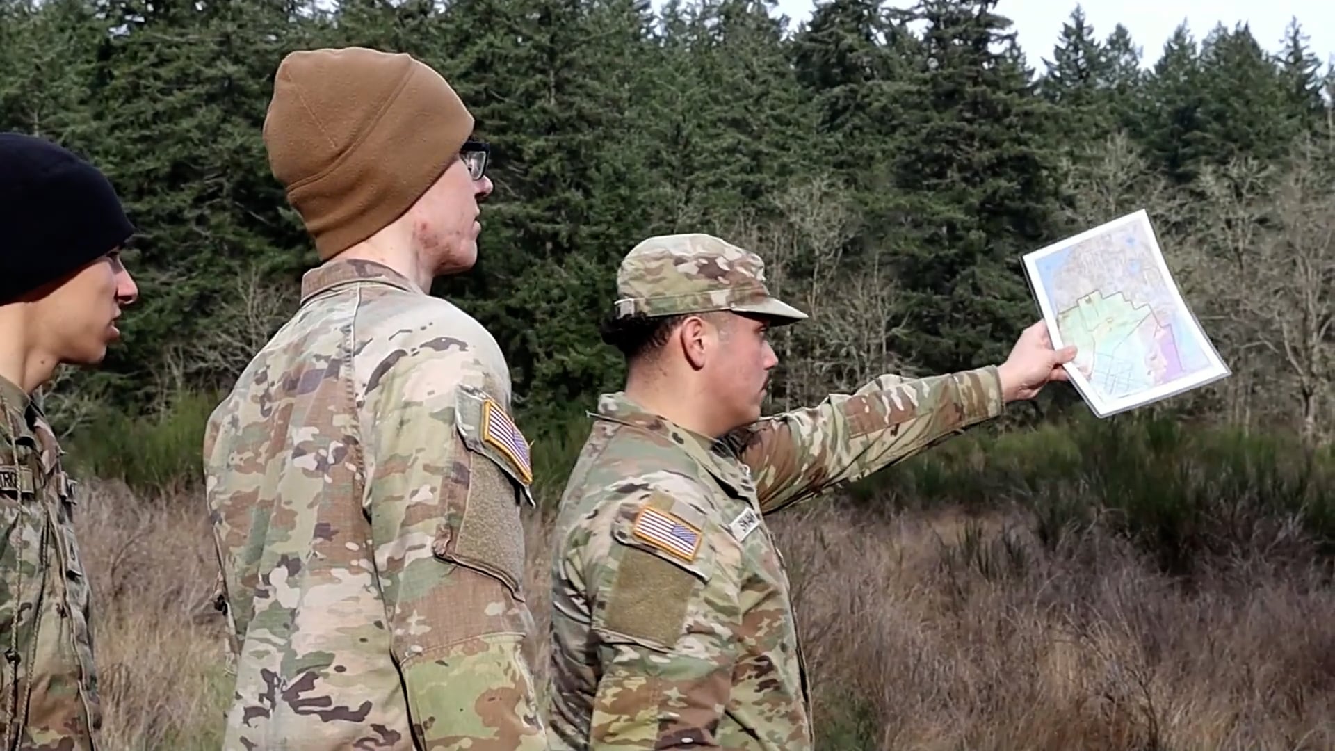 US Army conducts tactical land navigation training