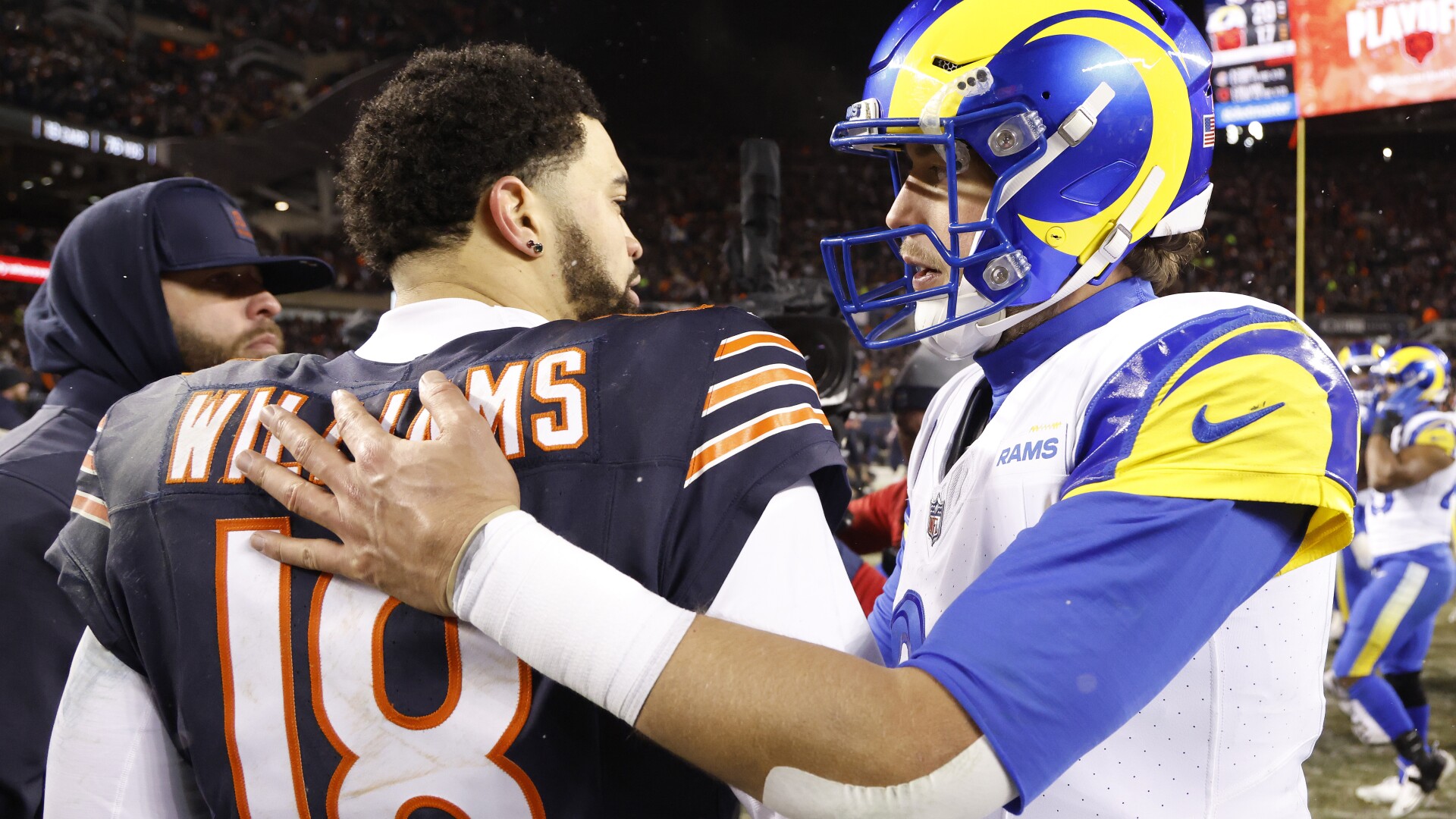 Matthew Stafford: Caleb Williams made an unbelievable play, but our ...