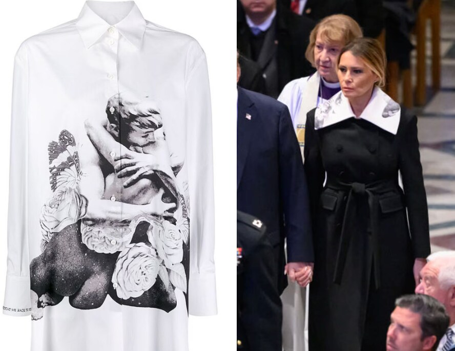 The meaning behind Melania Trump’s Valentino looks as fashion icon ...