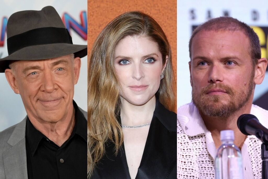 Sam Heughan boards ‘Embassy’, with Anna Kendrick and JK Simmons in high ...