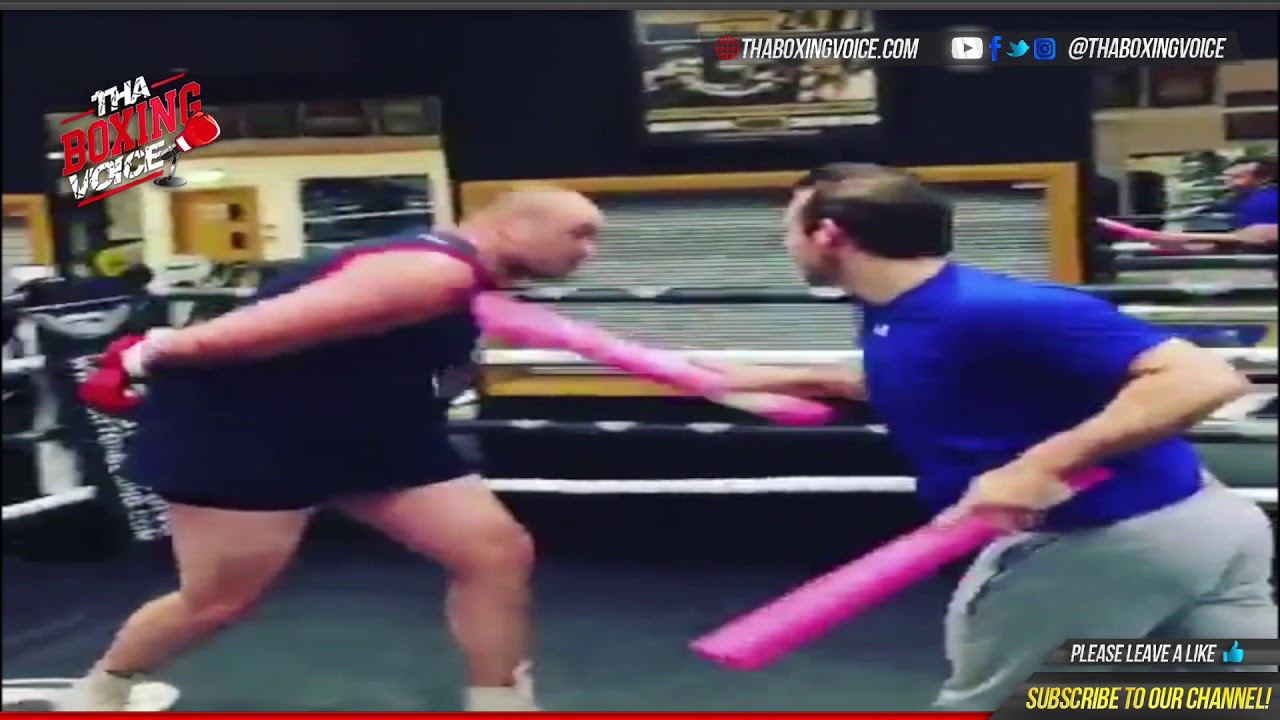 Tyson Fury On The Come-Back to Heavyweight Division Training Footage