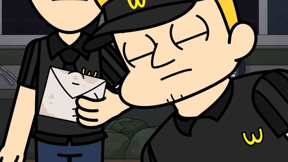 The shawarma kiosk looked normal until it wasn’t