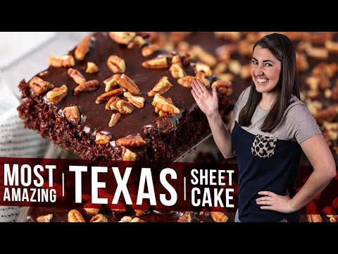 How to make the most amazing Texas sheet cake