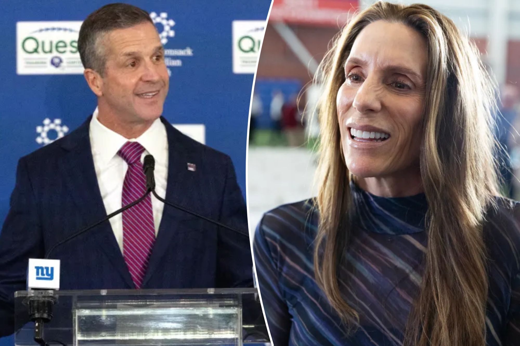 John Harbaugh explains how wife helps him in 'crazy' NFL world at ...