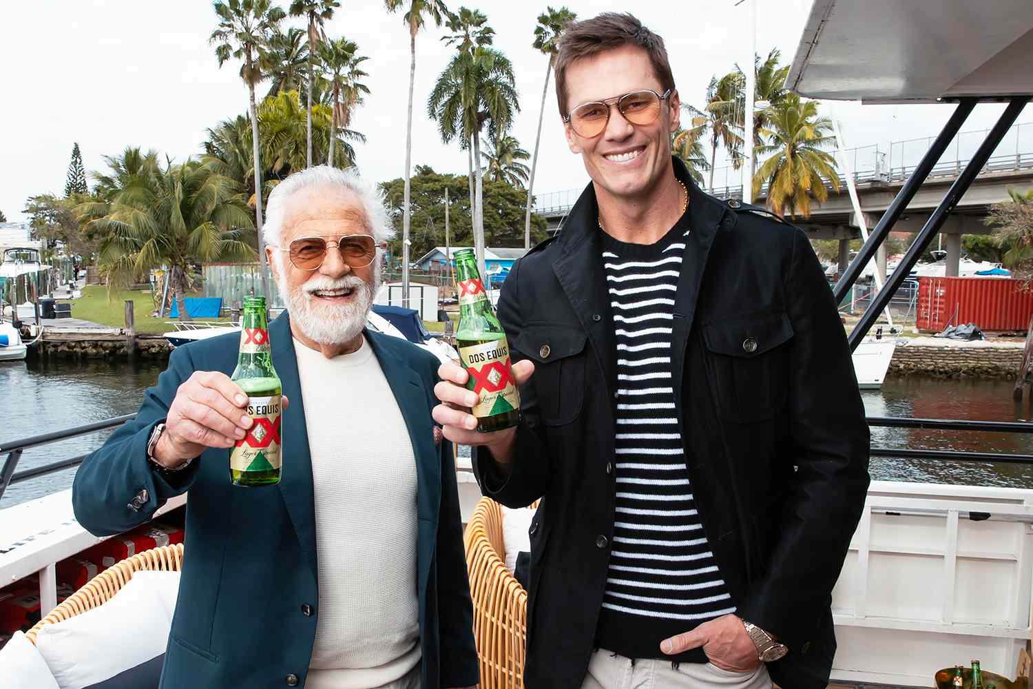Tom Brady and Gabrielle Union toast the return of Dos Equis' most ...