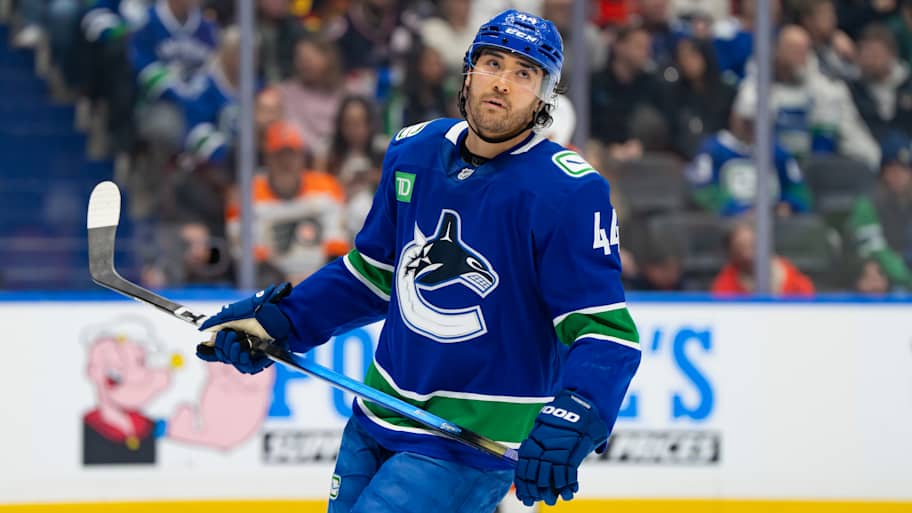 Sharks acquire Kiefer Sherwood from the Canucks
