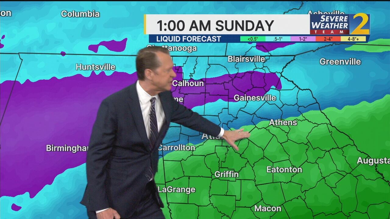 Threat of significant winter weather across North Georgia this weekend