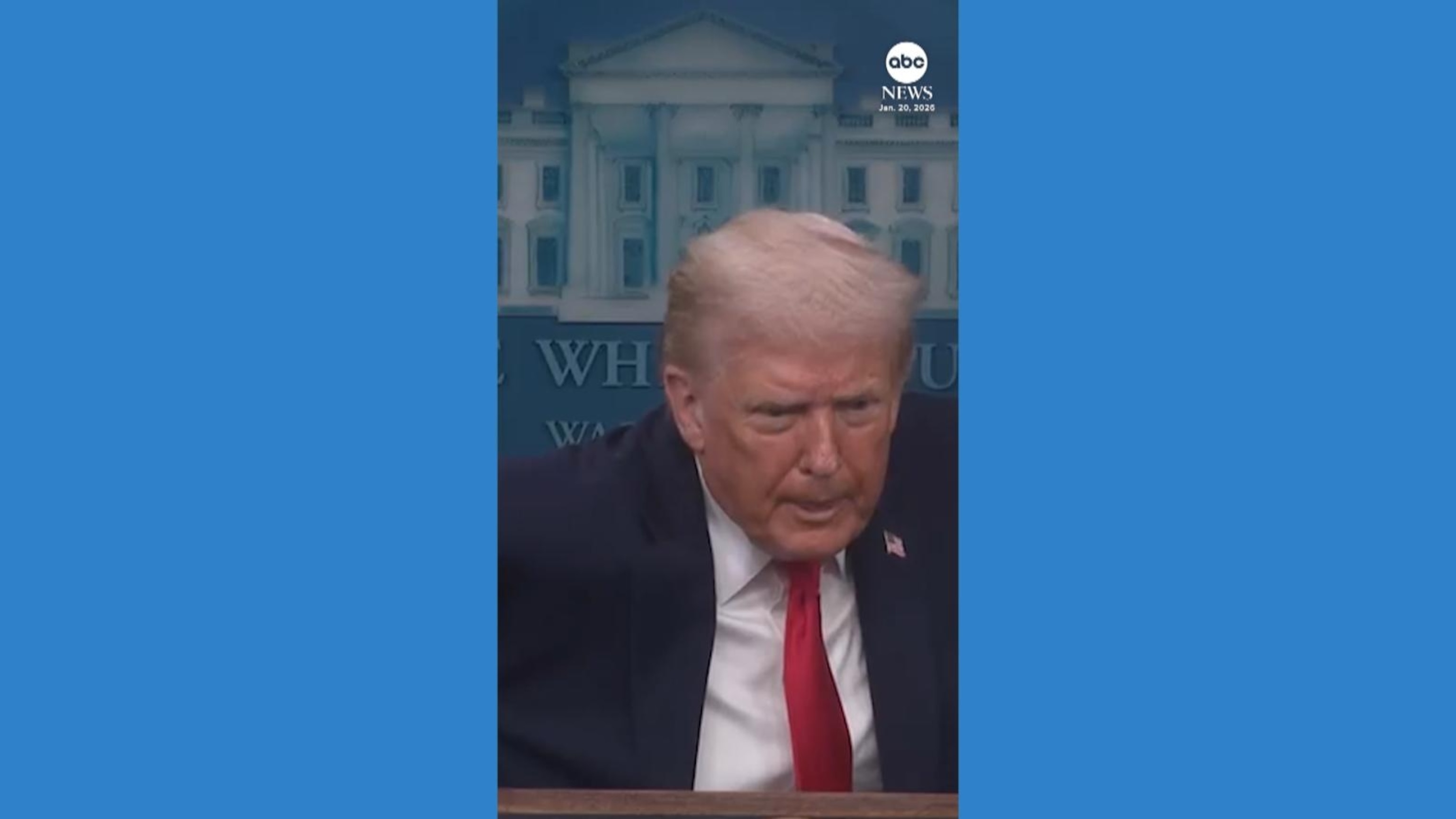 President Trump on Greenland's self-determination