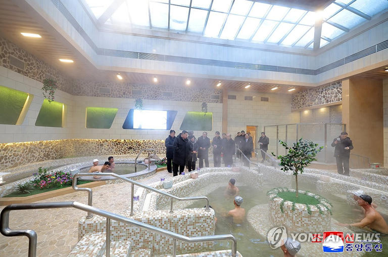 N Korea's Kim praises rebuilt Onpho hot spring resort