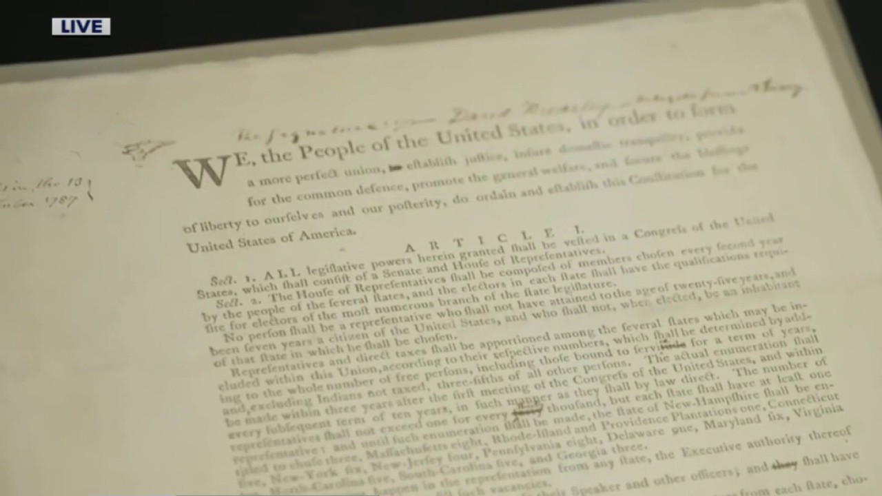 Historic documents go on Freedom Plane tour