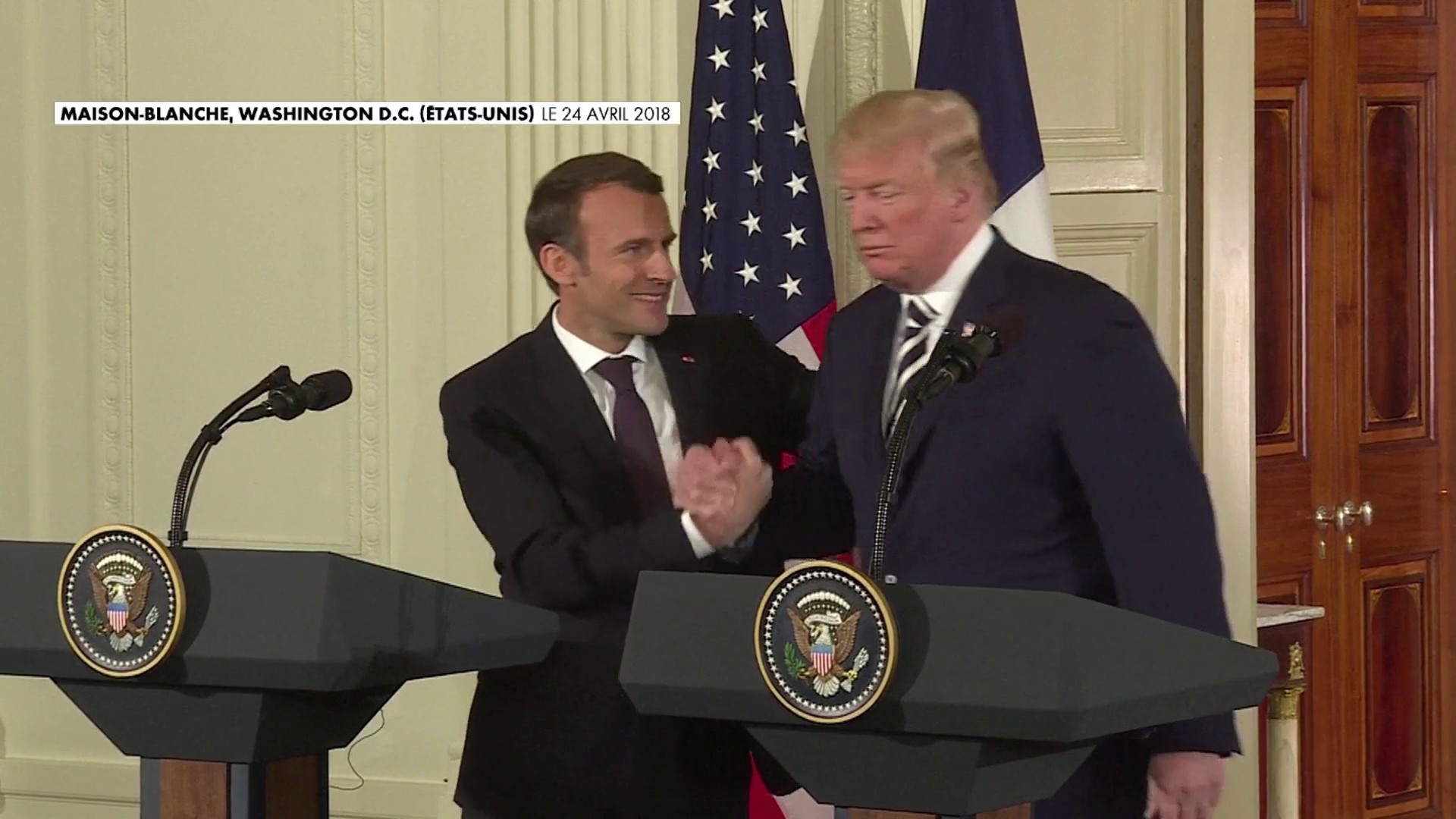 Macron et Trump, alliés d’un jour, rivaux toujours