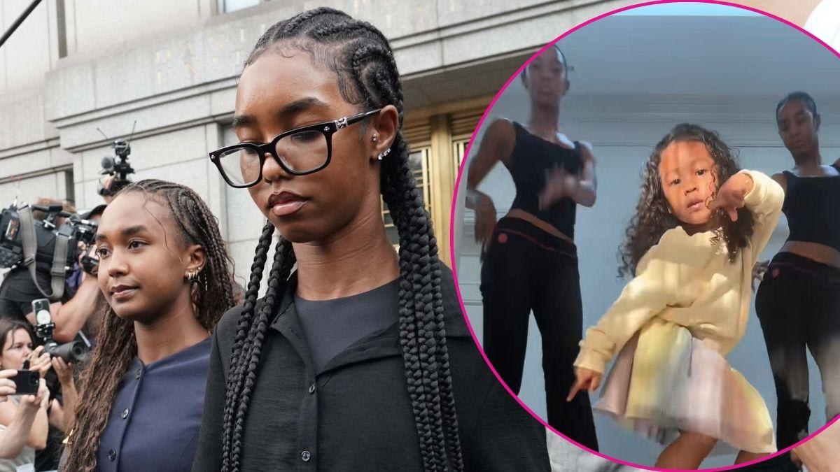Sean 'Diddy' Combs' twins Jessie and D'Lila bond with little sister ...
