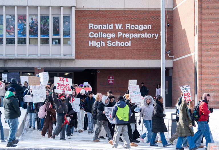 Students across Milwaukee area walk out of schools to protest ICE