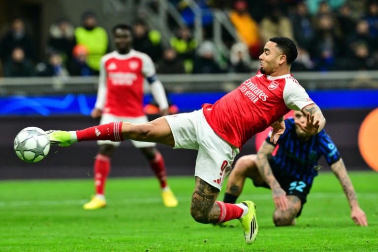 Jesus' 'dream' brace at Inter fires Arsenal into Champions League last 16