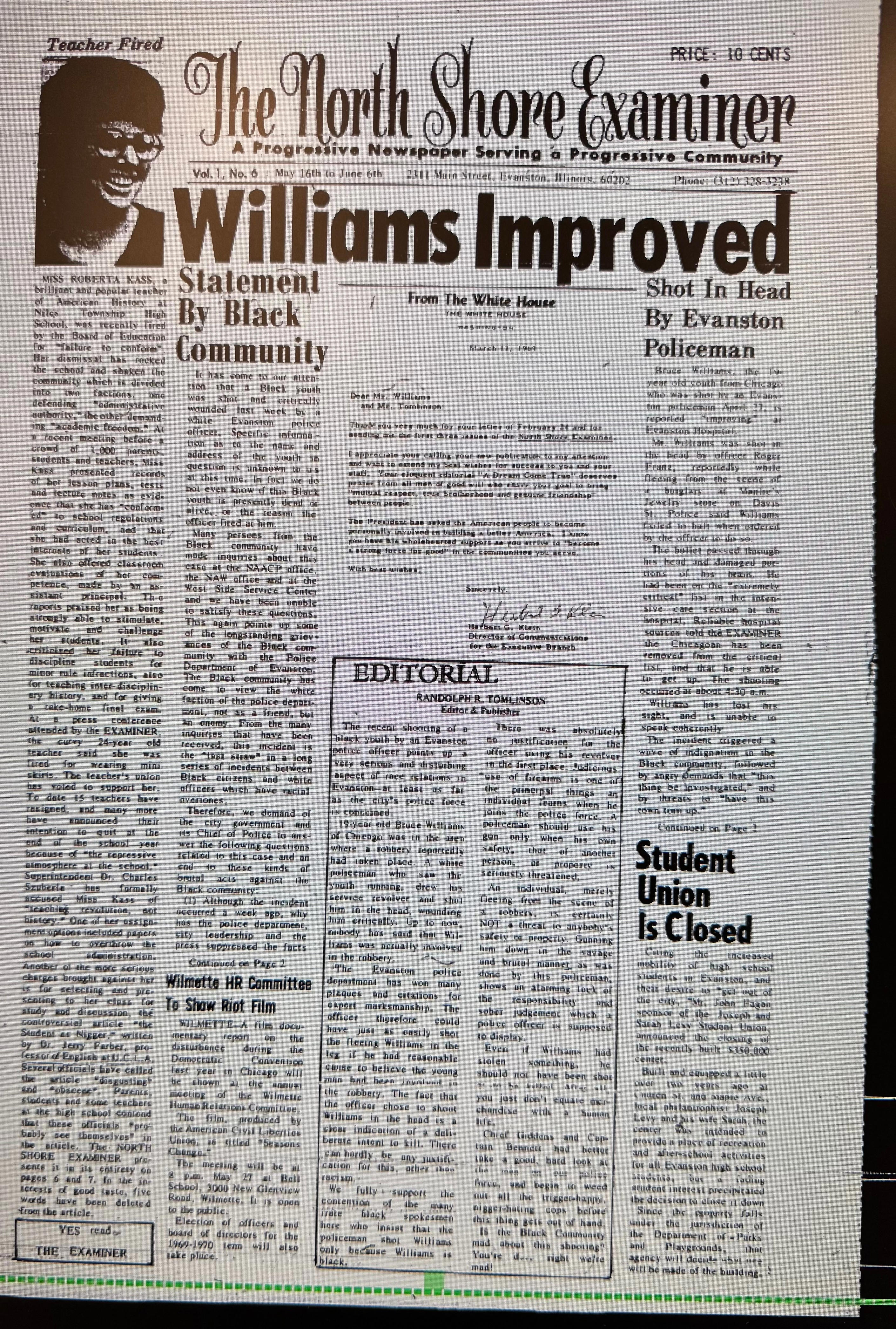 Evanston hopes missing papers fill gaps in history