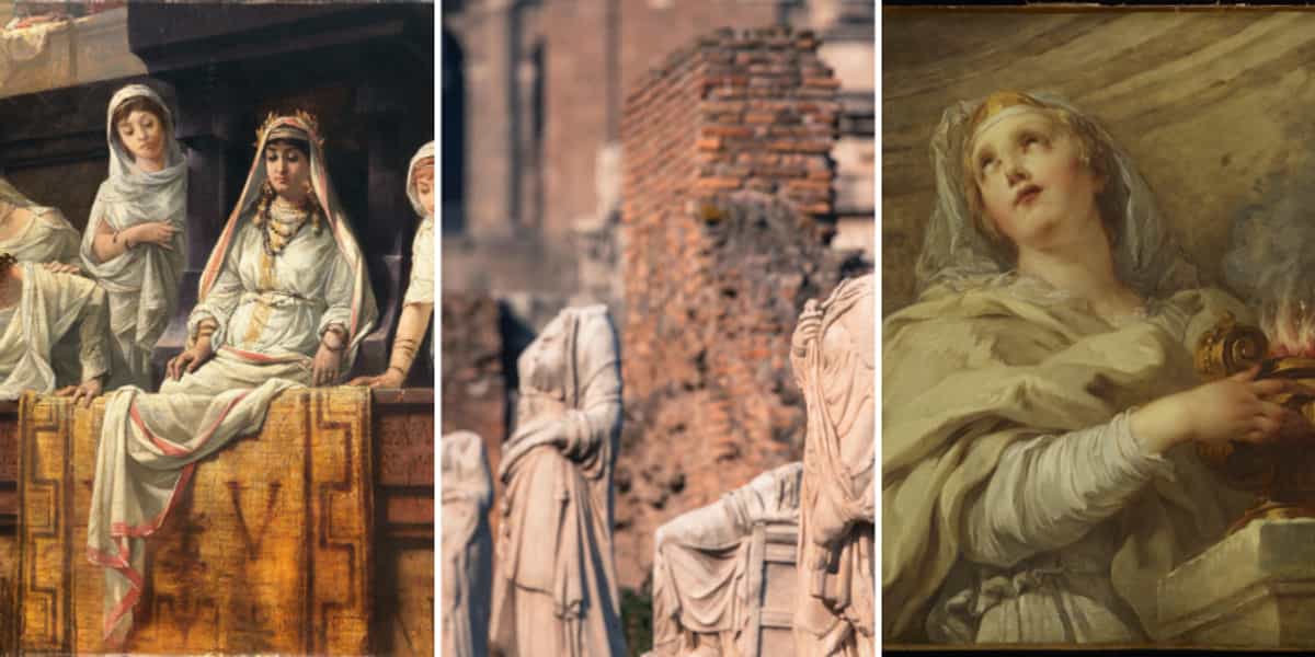 Daily life of Vestal Virgins in ancient Rome