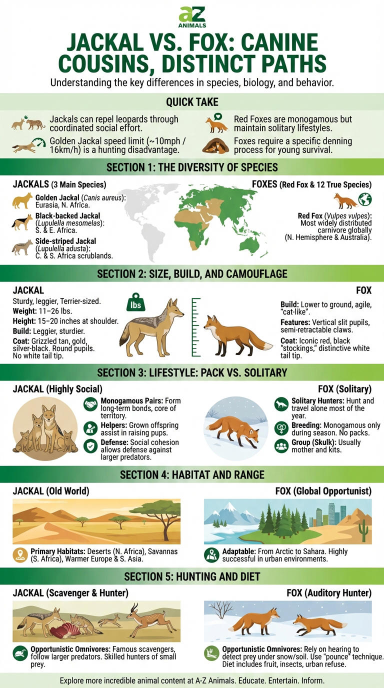 Red foxes fall to coyotes—but jackals face a deadlier threat