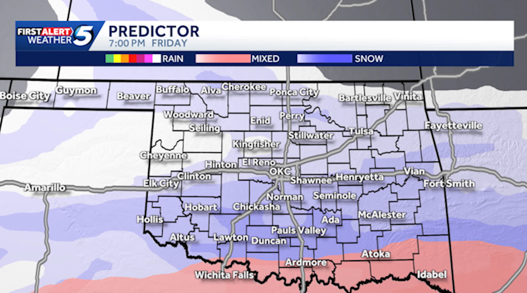 Hour-by-hour forecast: When will snow move in with the Arctic blast ...
