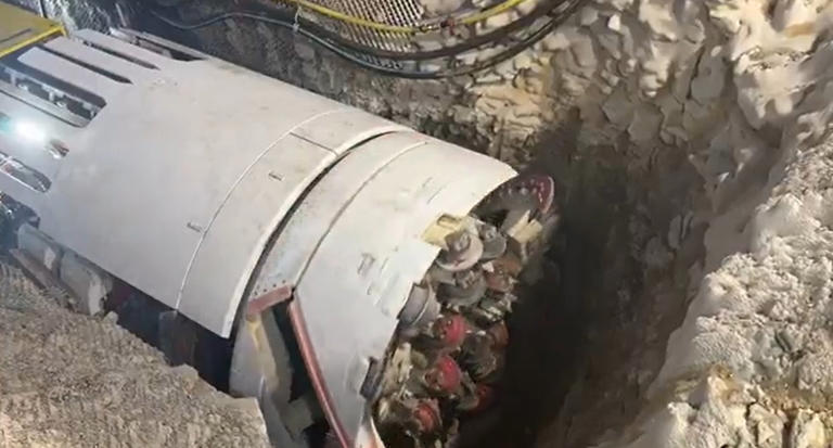 The Boring Company says its tunneling machine is ready to mine in Nashville