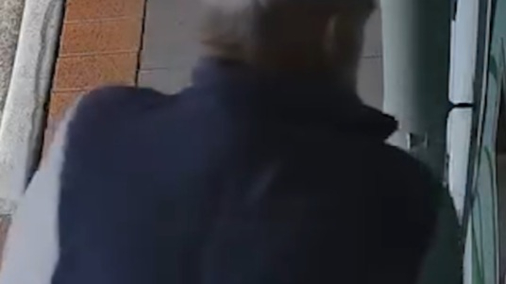 Mystery man caught red-handed in disturbing act