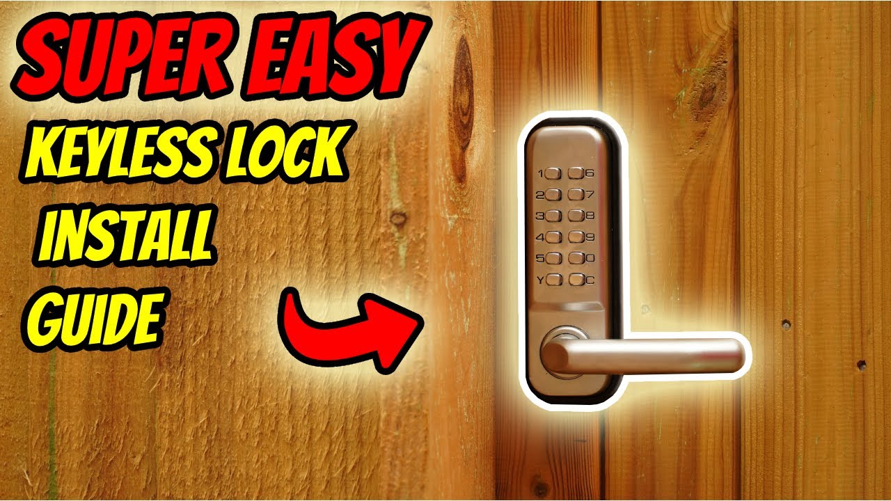 I installed a push button lock in minutes!