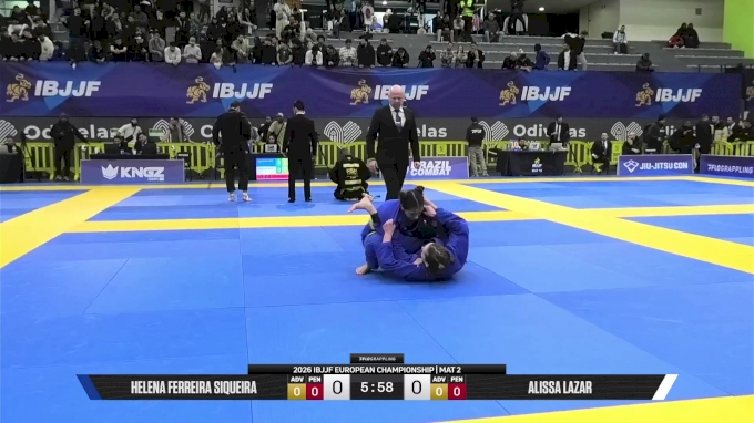 Alissa Lazar vs Helena Ferreira Siqueira 2026 European Jiu-Jitsu IBJJF ...