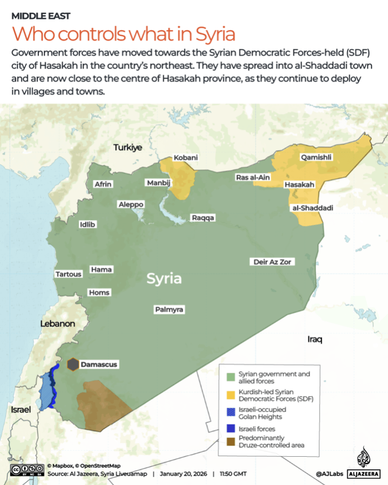 Syrian government, SDF agree on a four-day ceasefire