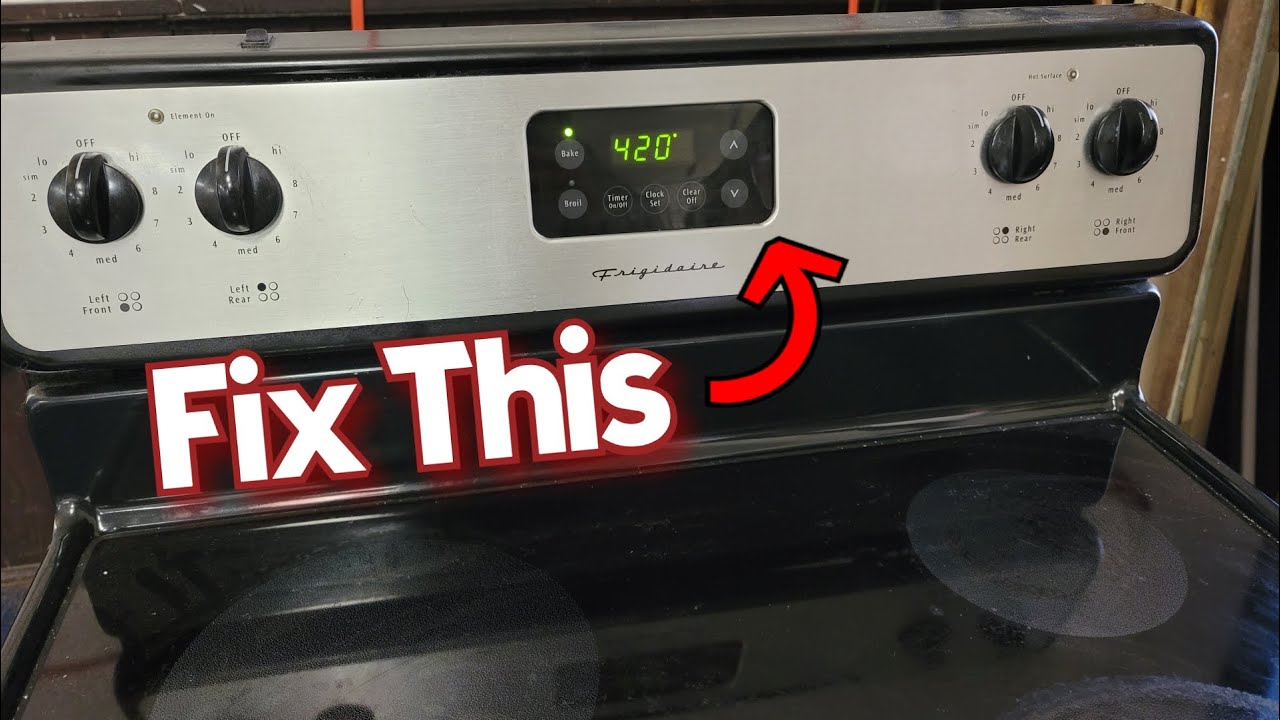 Frigidaire stove won't heat - how to repair the control board