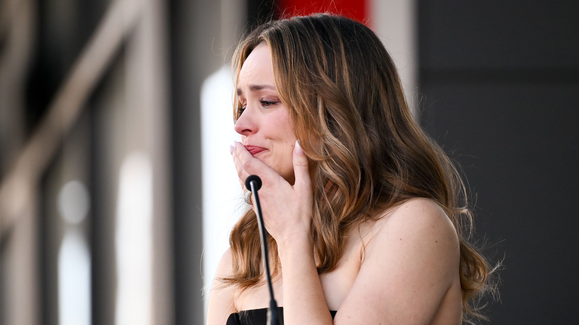 Rachel McAdams makes emotional first appearance in 18 months with ...