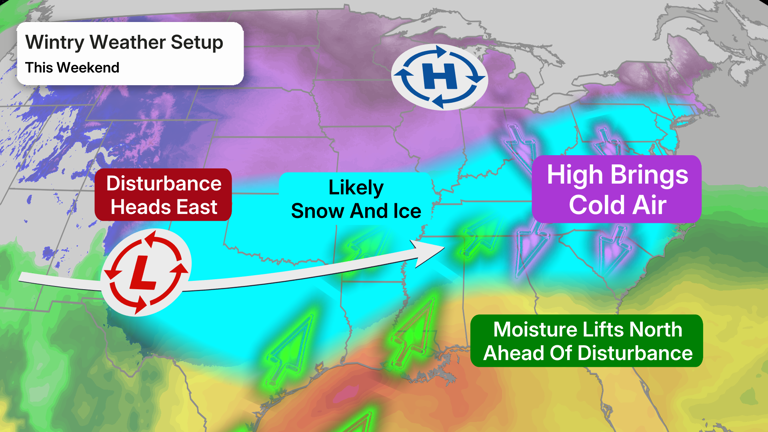 Major winter storm targets the South, East Friday into the weekend with ...
