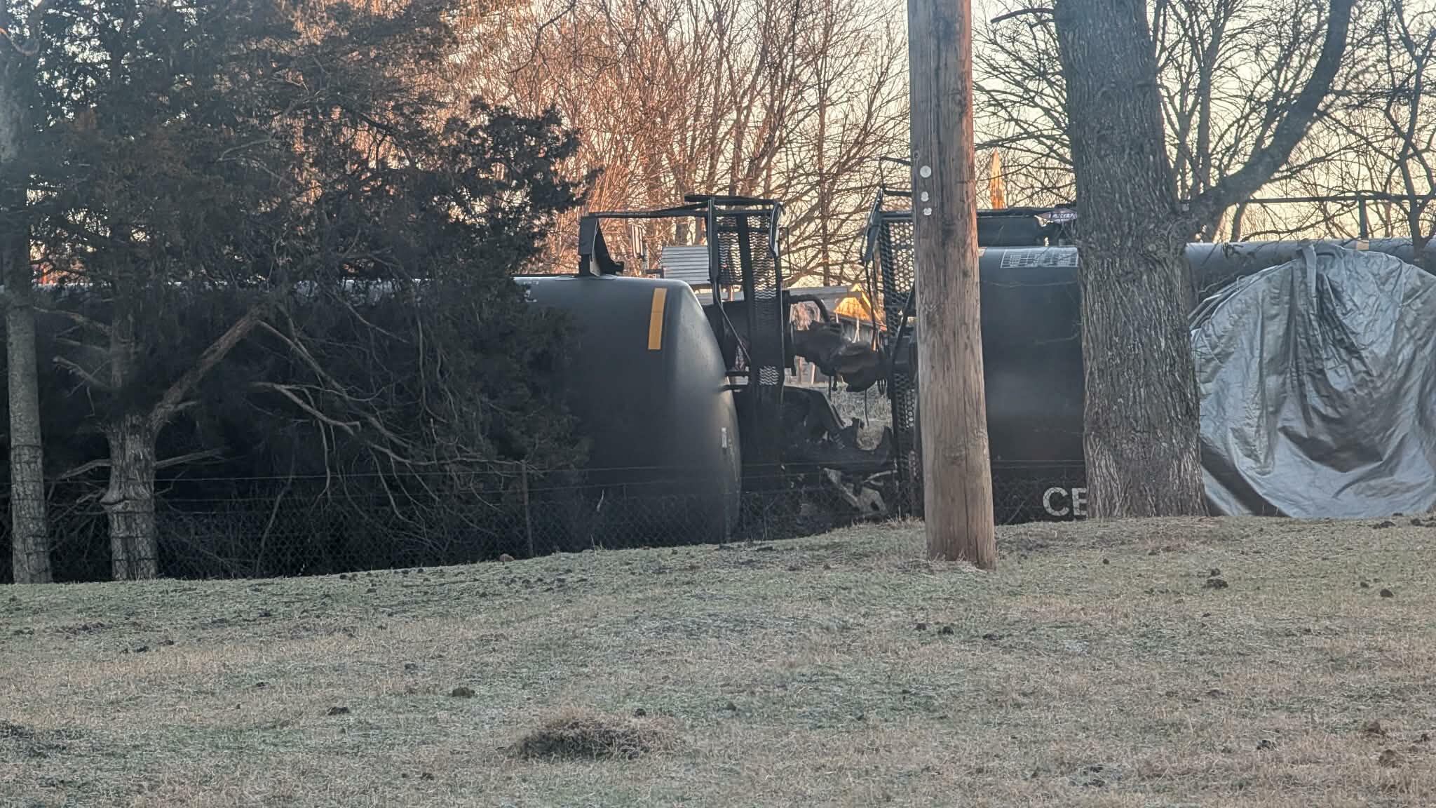 Road remains closed, residents return home after train derailment ...