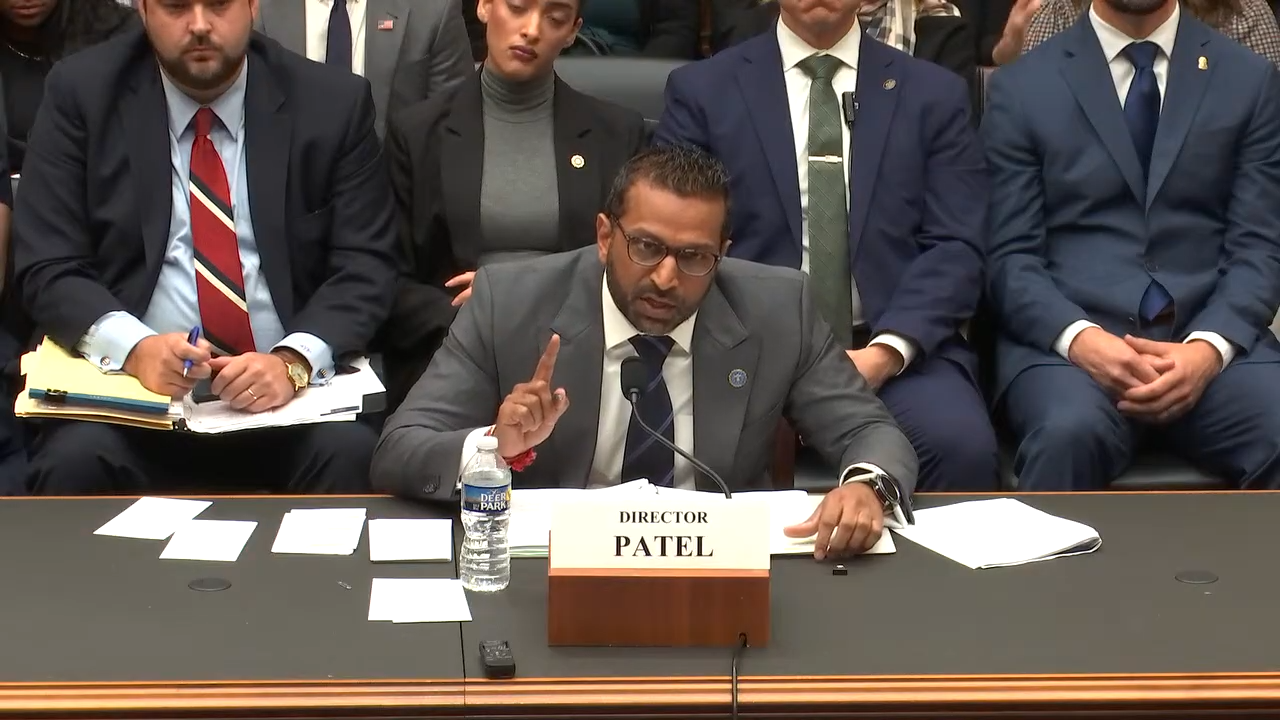 'Look at this clip': Kash Patel struggles to control his anger as Jamie ...